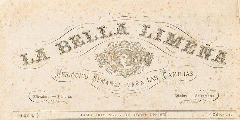 La Bella Limeña (Lima, 1872) – Fuentes Históricas del Perú