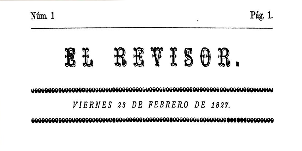 El Revisor (Lima, 1827) – Fuentes Históricas del Perú