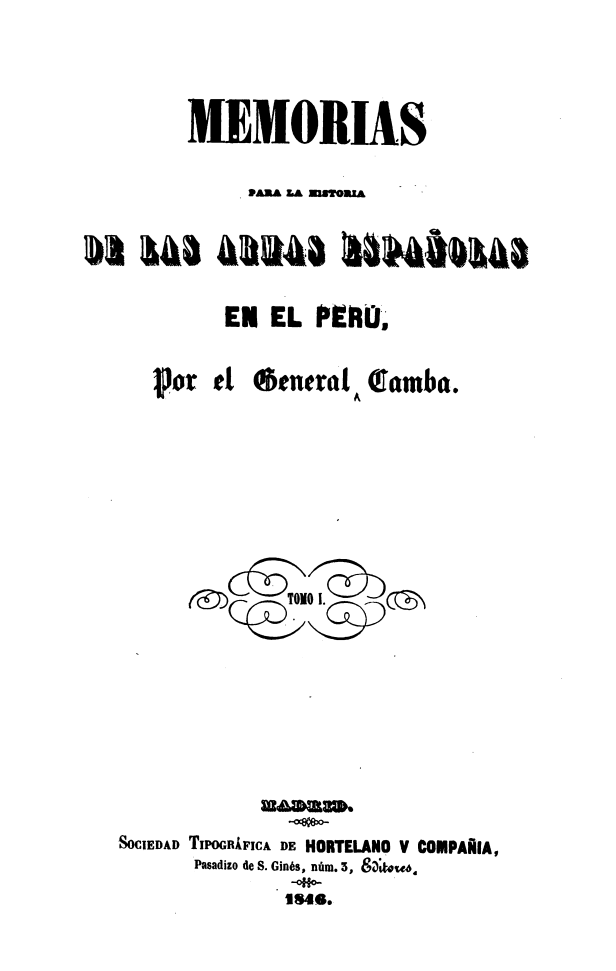 Andrés García Camba (1793-1861) – Fuentes Históricas del Perú