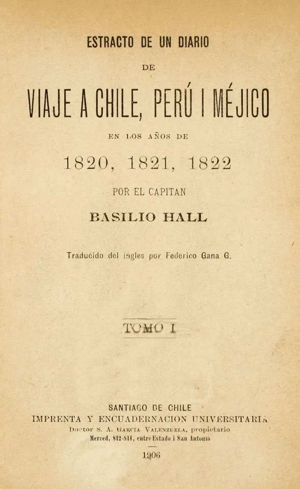 Basil Hall (1783-1844) – Fuentes Históricas del Perú