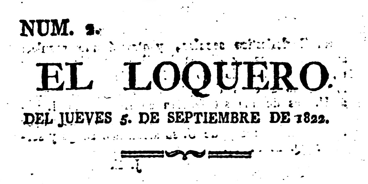 El Loquero (Lima, 1822) – Fuentes Históricas del Perú